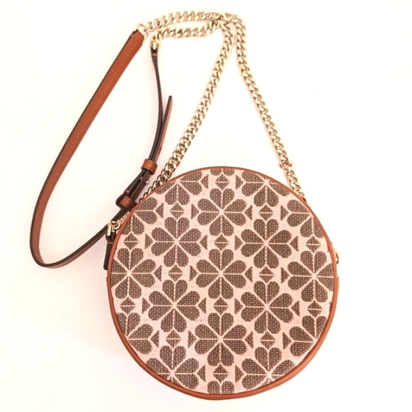 kate spade | Bags | New Kate Spade New York Flower Jacquard Round Drum ...